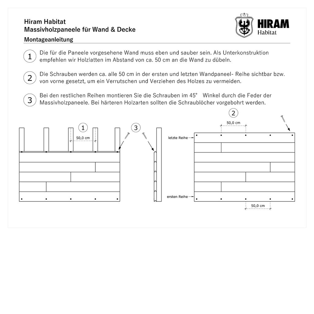 Muster OZEAN Esche unbehandelt | Wandpaneele – Shop Hiram Habitat